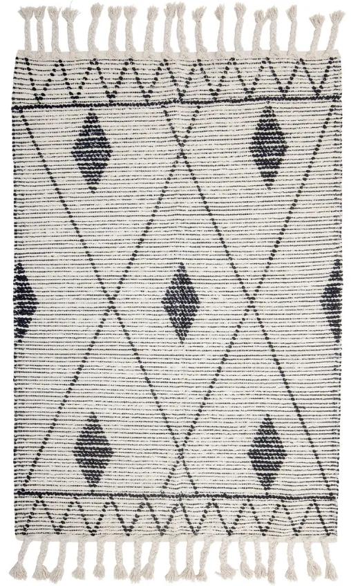 Béžový bavlněný koberec Bloomingville Yuki 120 x 180 cm