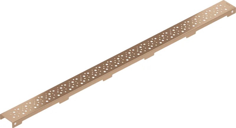 Mexen Flat, lineární podlahový žlab 90 cm, měděná matná, 1C21090