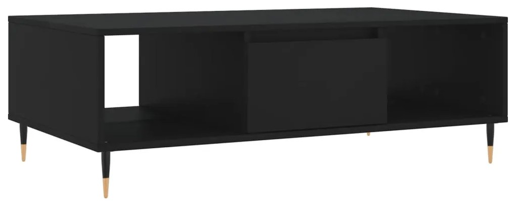 Konferenční stolek černý 104 x 60 x 35 cm kompozitní dřevo - Default Title