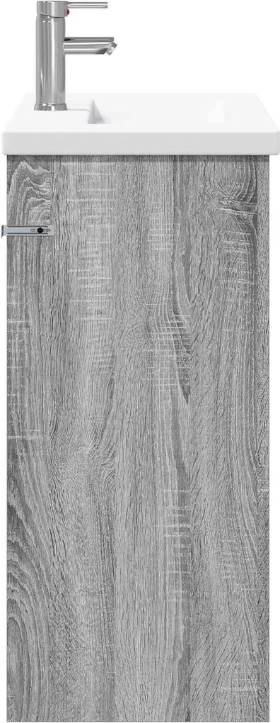 Sada koupelnového nábytku Šedý Sonoma 81 x 40 x 84,5 cm 3404271