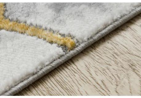 koberec EMERALD výhradní 1014 glamour, stylový krychle krém / zlato velikost 120x170 cm | krásné koberce cz