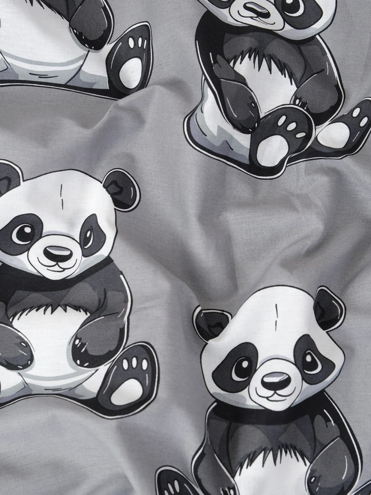 MK Lůžkoviny Bavlněný povlak na polštář Renforcé 50 x 70 cm - Panda