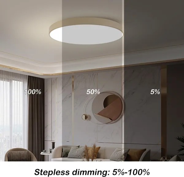 BRILAGI-LED Stropní svítidlo POOL LED/128W/230V 3000/4000/6000K pr. 100 cm béžov