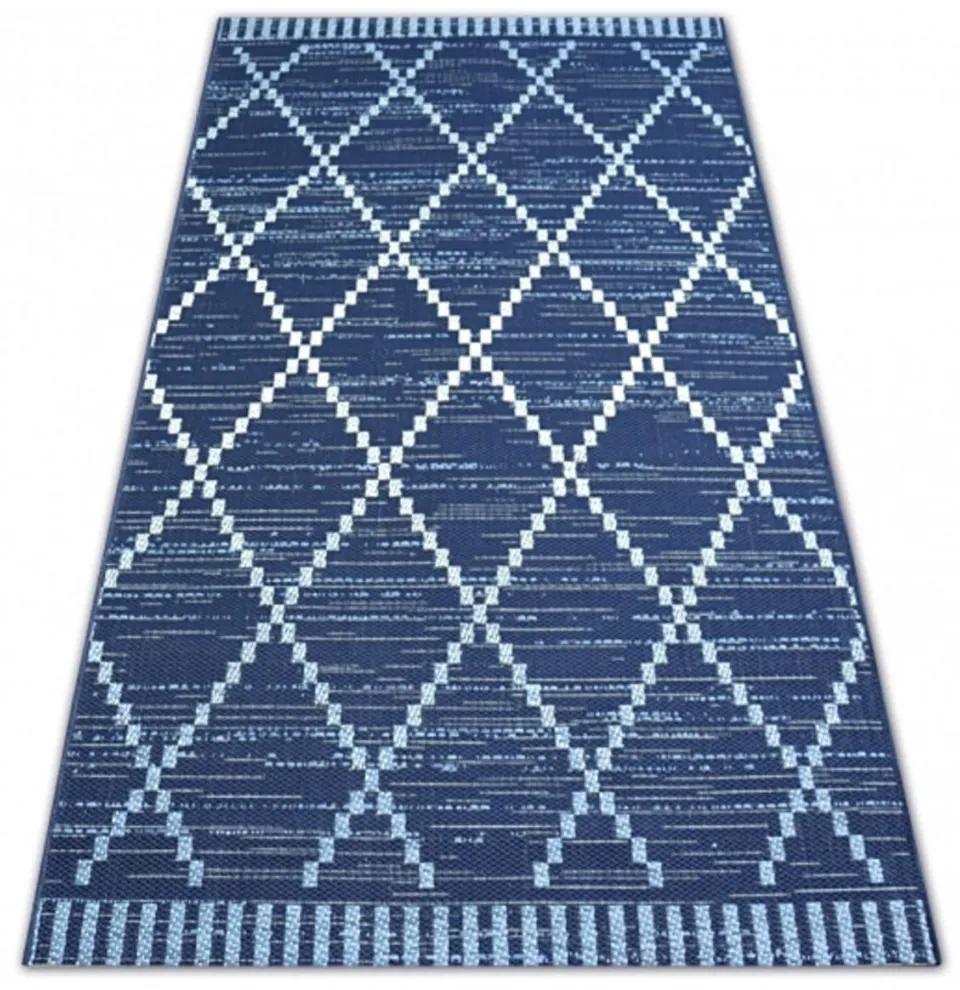 Kusový koberec Rombo modrý 200x290cm