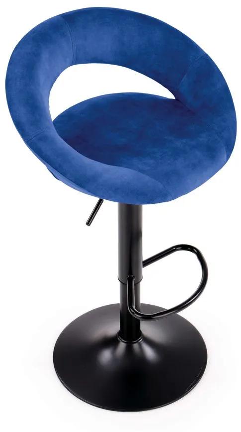Halmar Barová výškově nastavitelná židle H102 - modrá
