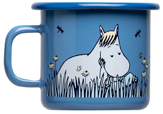 Hrnek Moomin Friends 0,25l, smalt / modrý