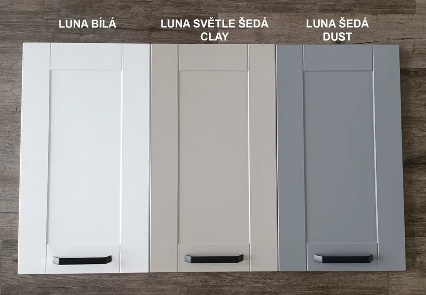 Kuchyňská skříňka LUNA bílá 40 GS-72 1F barva dvířek: bílá