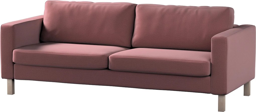 Potah na pohovku IKEA Karlstad, 3-místná, rozkládací barva fialová látka sametová