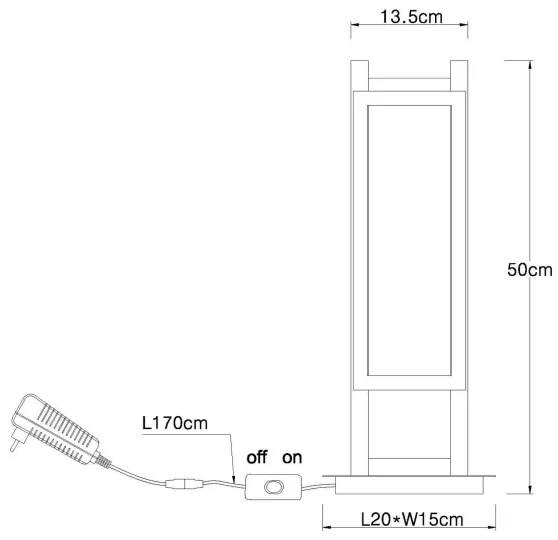 Globo 67266T - LED Stolní lampa ILLA LED/20W/230V