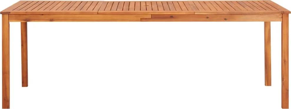 vidaXL 9dílný zahradní jídelní set s poduškami masivní akáciové dřevo [3058091] Barva: Krémová bílá