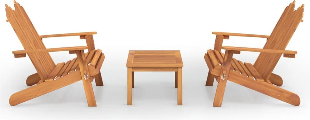 3dílná sada zahradního nábytku Adirondack masivní akácie 3152133