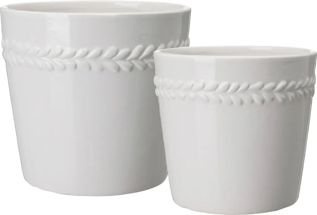 Květináč Nora White 16 cm Wikholm Form