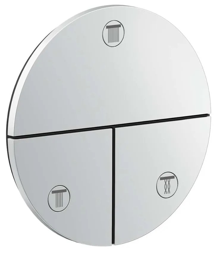 Axor ShowerSelect ID - Ventil pod omítku pro 3 spotřebiče, chrom 36779000