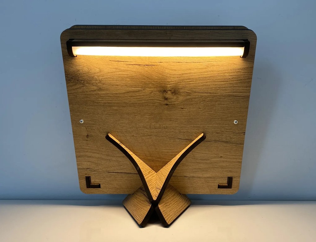 Li-Go "Strom života" lampa 31x31 cm provedení povrchu: ořech