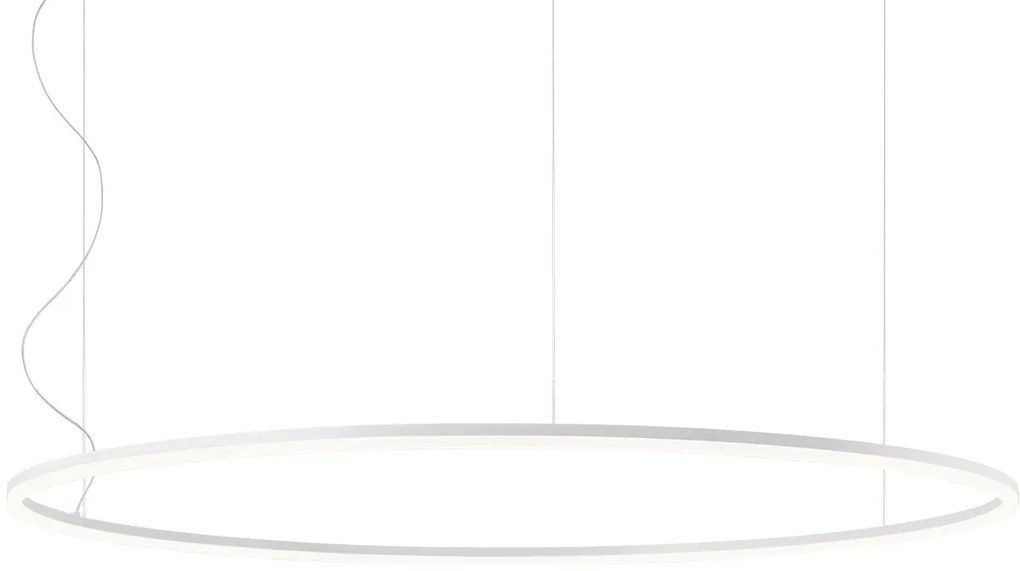 Redo group Redo Orbit direct, závěsné kruhové svítidlo, 110W LED 3000K DALI, bílá, prům. 150cm