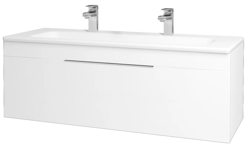Dřevojas Koupelnová skříň ASTON SZZ 120 Varianta: D03 Cafe / Úchytka T05 / D03 Cafe