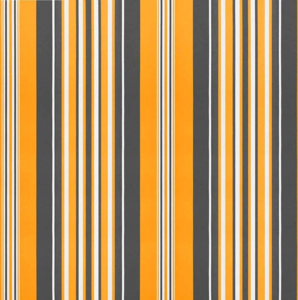 vidaXL Náhradní plachta na markýzu 4,5 x 3,5 m [311950] Barva: oranžová a černá