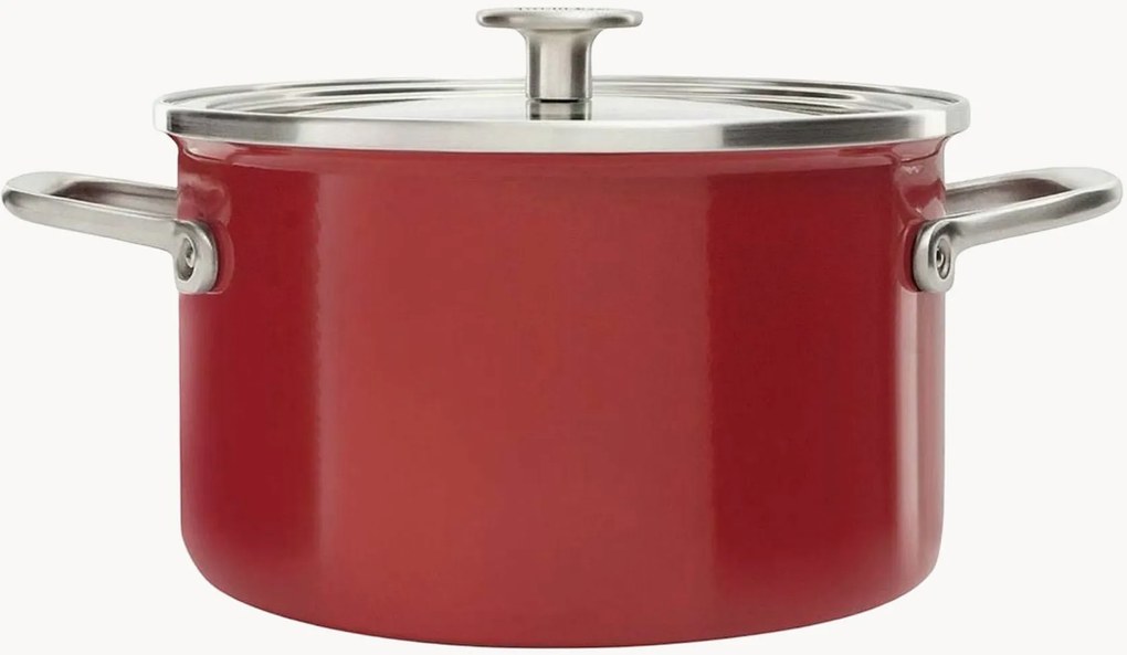 Hrnec's nepřilnavým povrchem a pokličkou Core Enamel