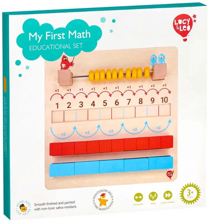 _Ostatní 1_ LUCY AND LEO DŘEVO Moje první matematika edukativní set počítání ll251