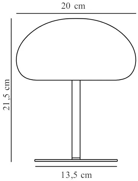 Černá přenosná stolní LED lampa Sponge 20 4,8W 21,5cm  - Nordlux