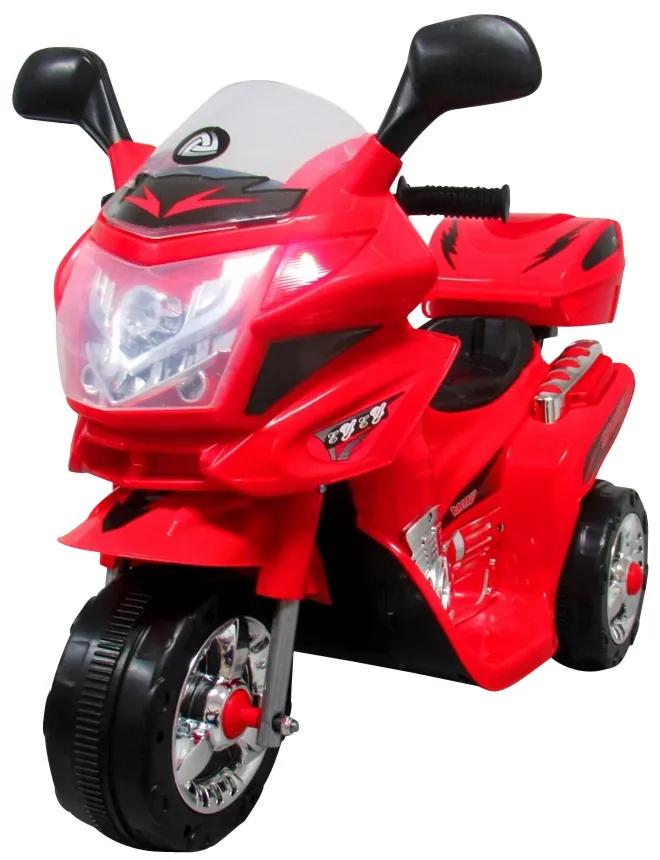 Dětská elektrická motorka M6 červená