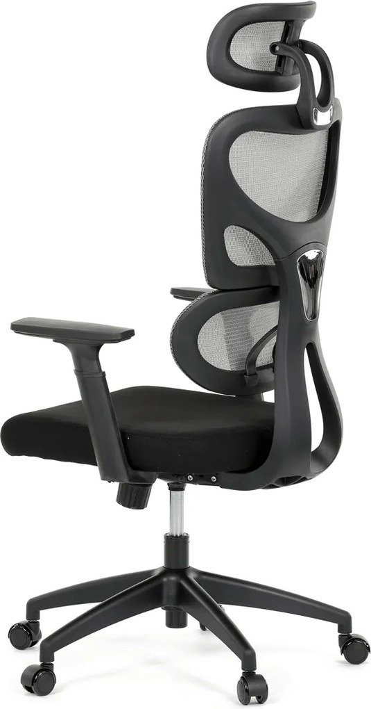 Ergonomická kancelářská židle LEXON - šedá síťovina
