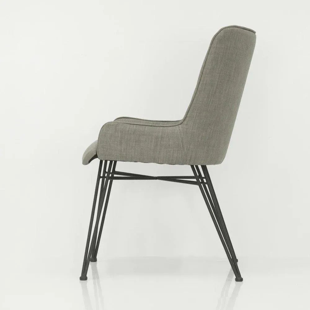 Designová jídelní židle Adesso šedá/černá