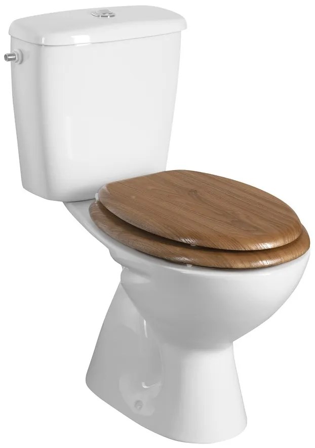 AQUALINE WC sedátko, dub 1705-10