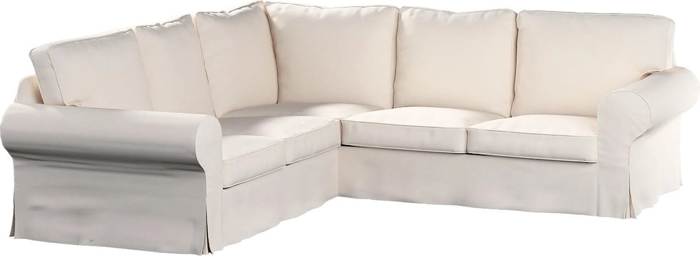 Potah na pohovku IKEA  Ektorp rohová barva béžová látka pletený vzor