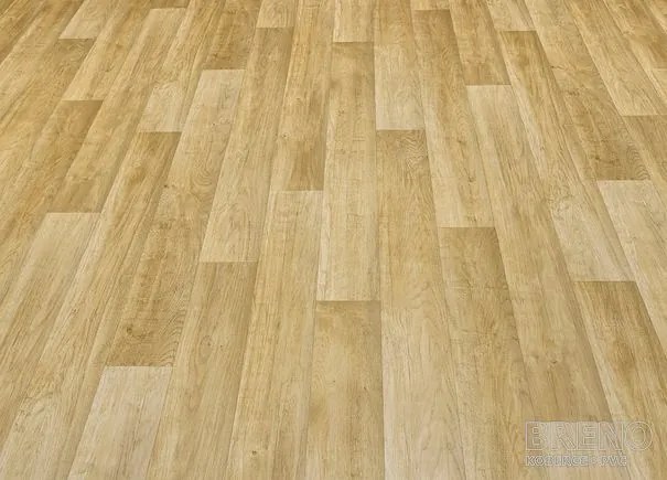 Breno PVC TRENTO Chalet Oak 066L – světlé teplé dřevo, šíře 200 cm