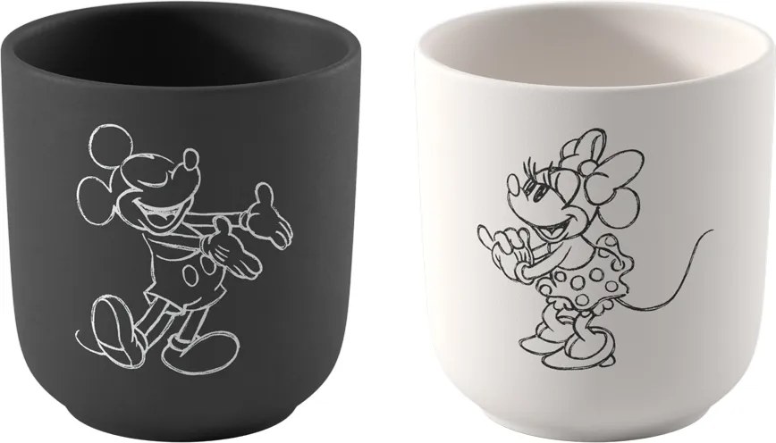 Villeroy&Boch Villeroy & Boch Manufacture Rock - Mickey Mouse Coffee hrnek, 2 kusy