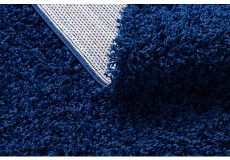 Dywany Luszczow Kusový koberec, běhoun SOFFI shaggy 5 cm tmavě modrý Rozměr koberce: 70 x 250 cm