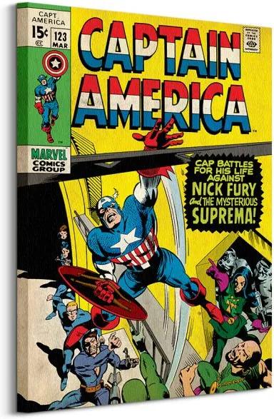 Obraz na plátně Marvel Comics (Captain America Suprema) 60x80cm WDC99220