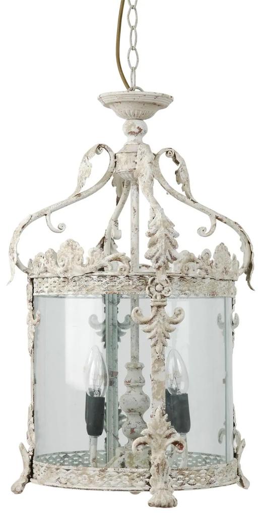 Vintage lustr lucerna s patinou na 4 žárovky - Ø 32*132 cm Clayre & Eef |  Sousedé