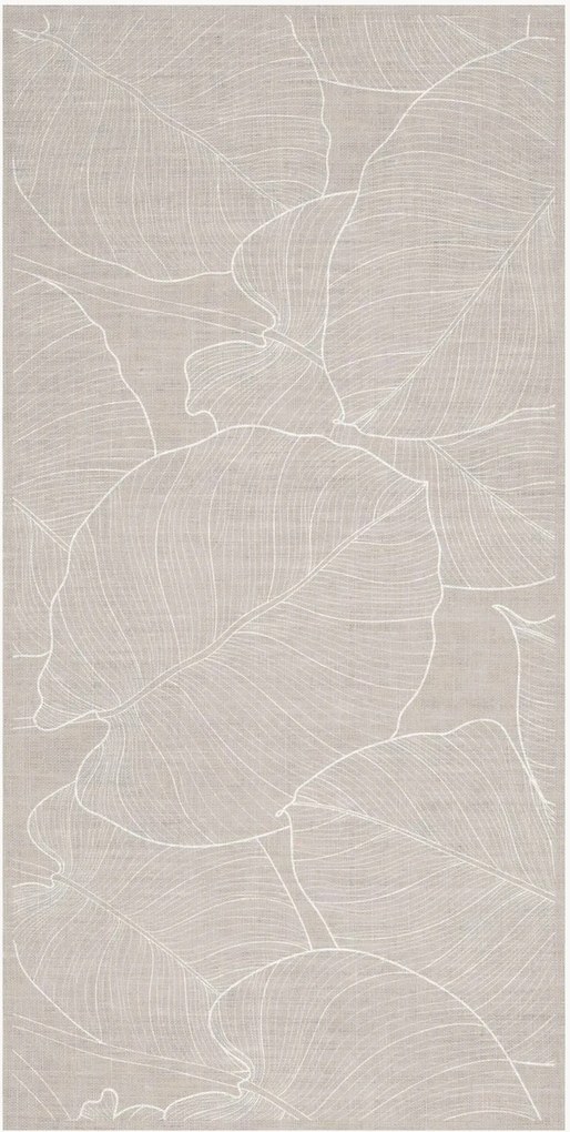 Vinylová rohožka's protiskluzovou vrstvou Hojas Beige
