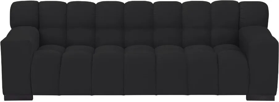 Černá trojmístná pohovka Windsor & Co Sofas Moon