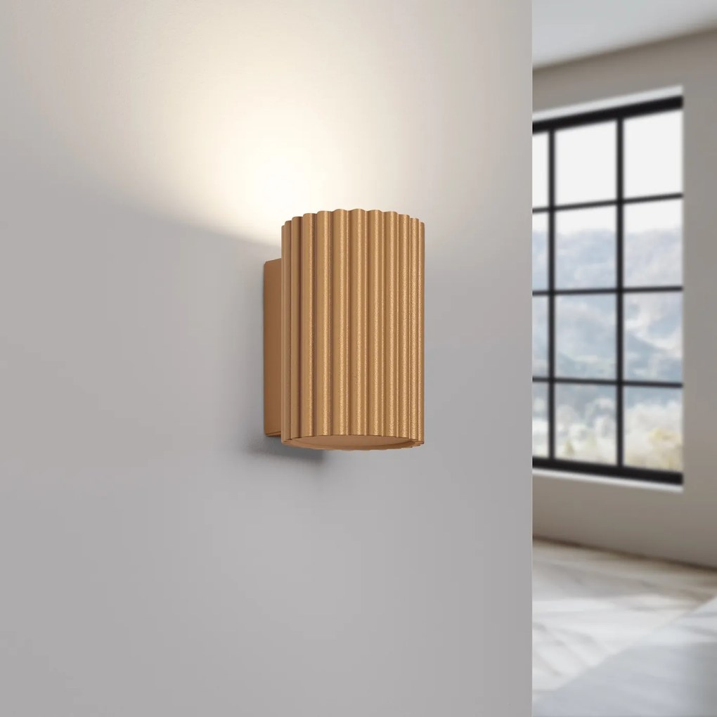 Sollux Lighting Nástěnné svítidlo KARBON 10 zlaté