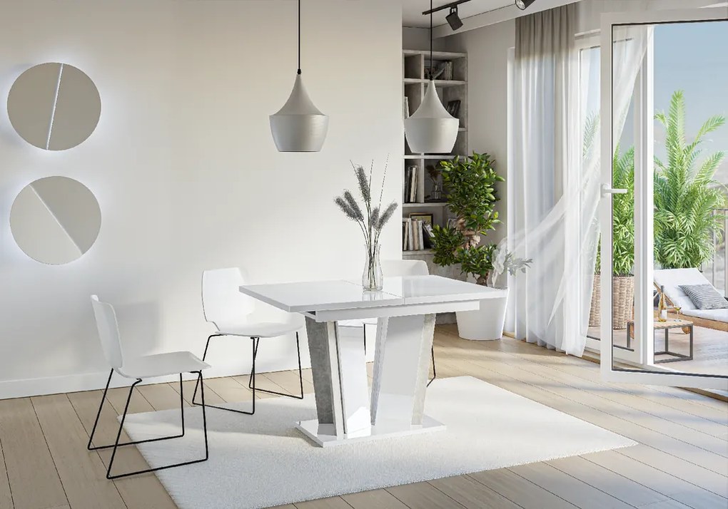 Prospero Rozkládací jídelní stůl DOHA 2 Barva: artisan/černá
