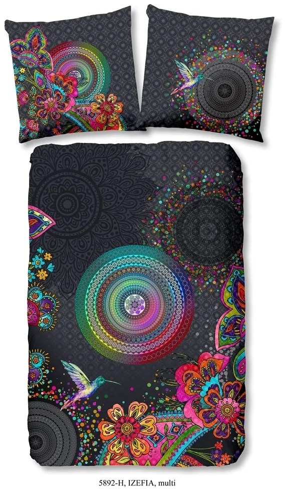 HIP Designové povlečení HIP bavlněný satén 5892 IZEFIA 140x200+70x90cm