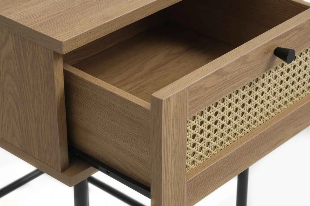 Designový odkládací stolek Lakshmana 45 cm přírodní dub