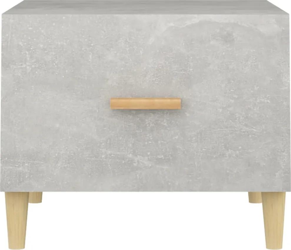 vidaXL Konferenční stolky 2 ks 50 x 50 x 40 cm kompozitní dřevo [812717] Barva: šedá sonoma
