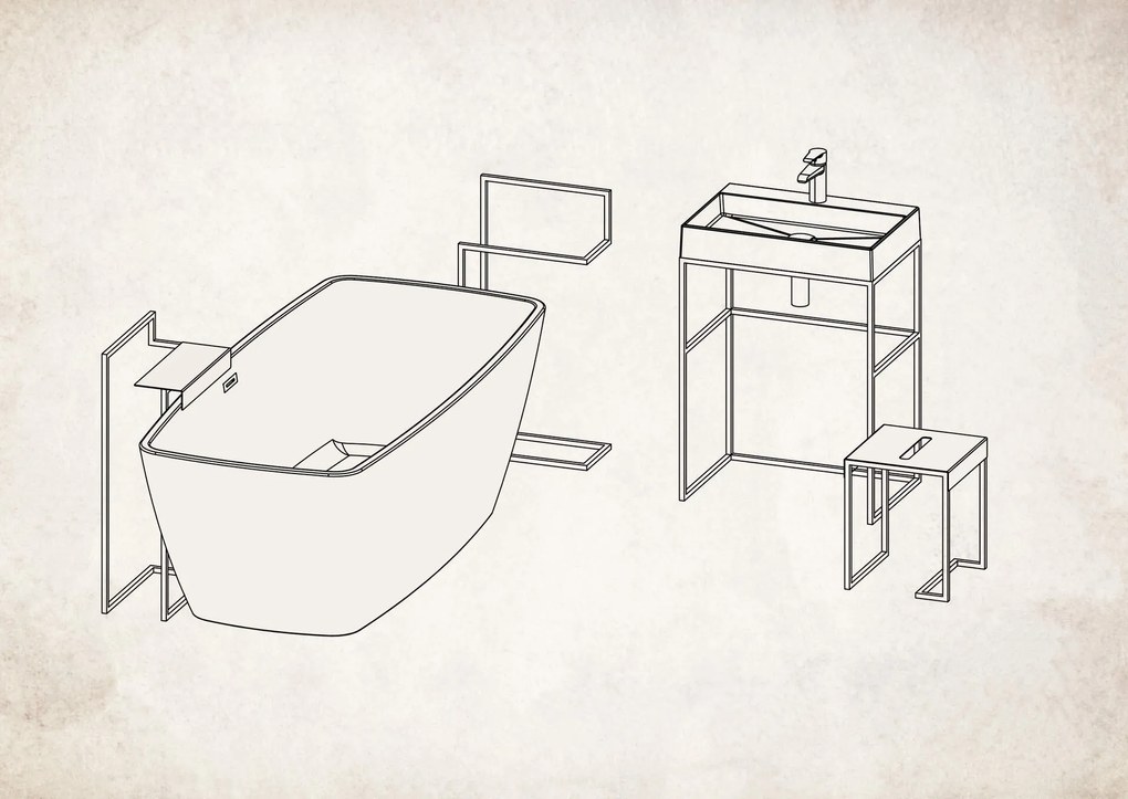 Deante Držák ručníků Mokko - ADM N622