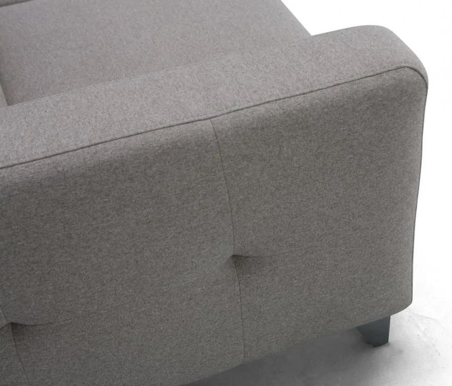 Casarredo - Komfort nábytek Rozkládací sedací souprava do U SELECT pravá, látky A1 | barva: N7 černá,potah: lena 27