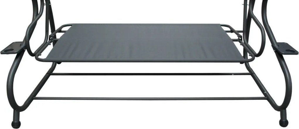 Zahradní houpačka 2v1 8011 Light Grey
