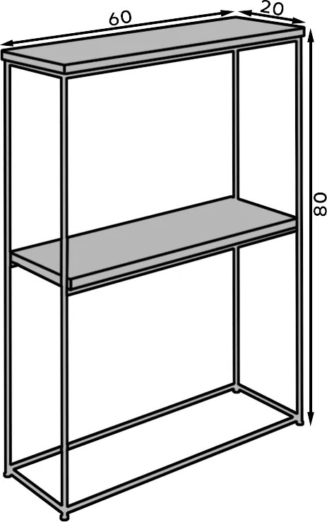 ADRK Furniture Konzole Velo ADRK-CT-VEL-G-WS