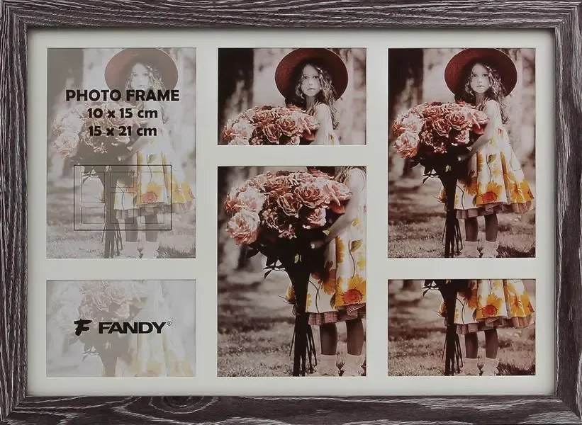 FANDY Fotorámeček Narvik 10x15 a 15x21 foto melír 2