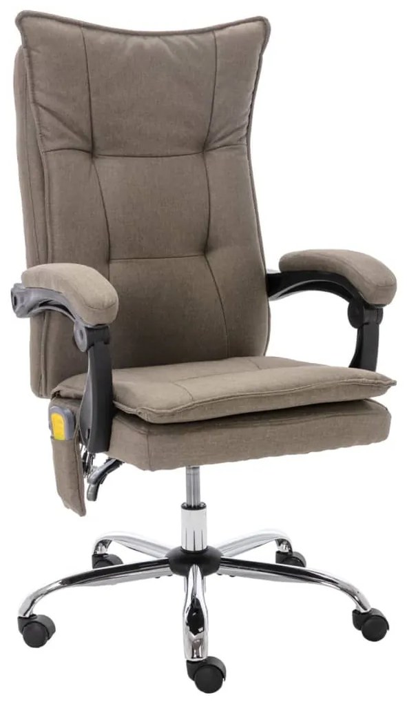 Masážní kancelářská židle taupe textil 20370