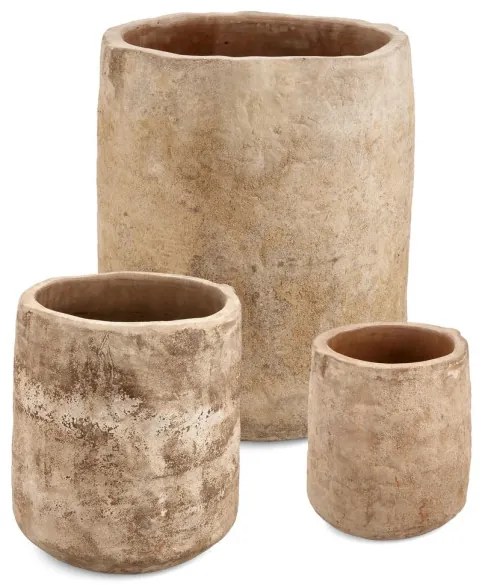 BIZZOTTO Set 3 květináčů MINH
