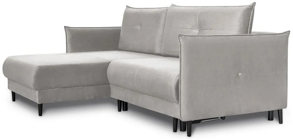Casarredo - Komfort nábytek Rohová sedací souprava LASTRONI rozkládací s úložným prostorem, levá, látky A1 | potah: gemma 39,barva: N4 ořech