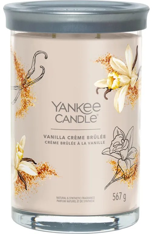 Yankee Candle – Signature Tumbler svíčka Vanilla Creme Brulee (Vanilkový krém) Velikost: velká 567 g